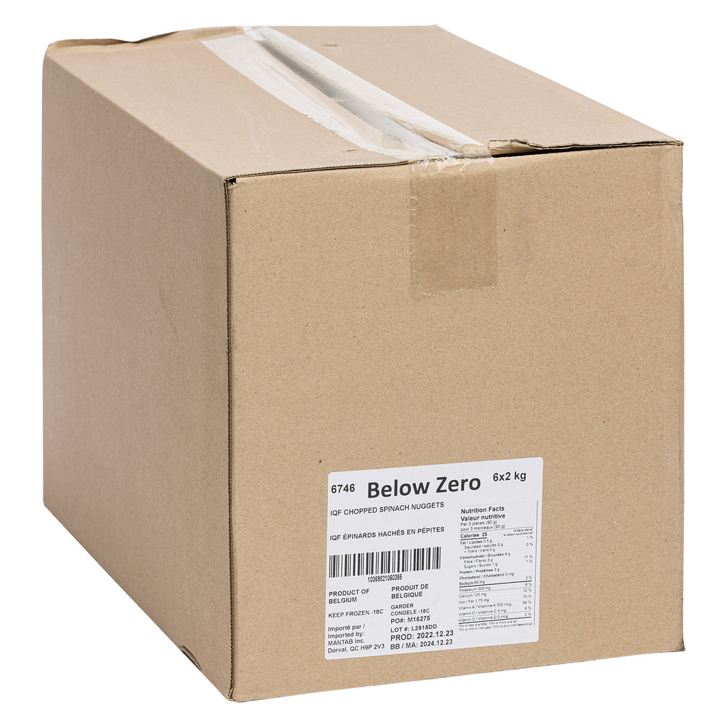 BELOW ZERO Chopped spinach Nuggets – Mantab