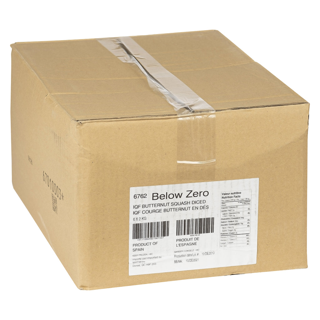 BELOW ZERO Diced Butternut Squash – Mantab