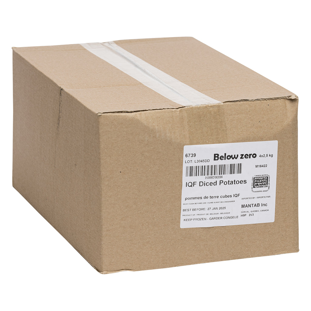 BELOW ZERO Diced potatoes – Mantab